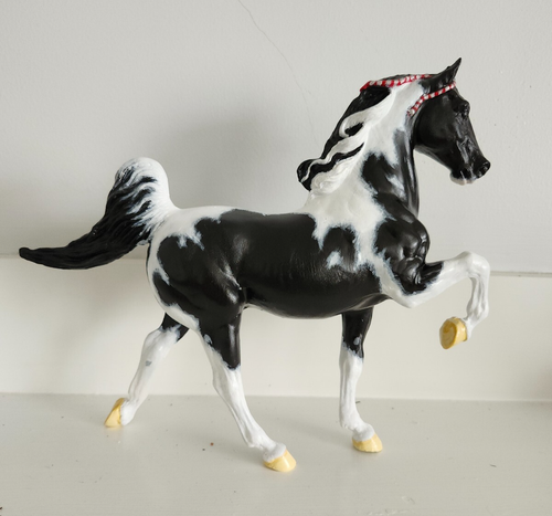 Breyer custom pinto 5 gaiter saddlebred stallion traditional paint | eBay