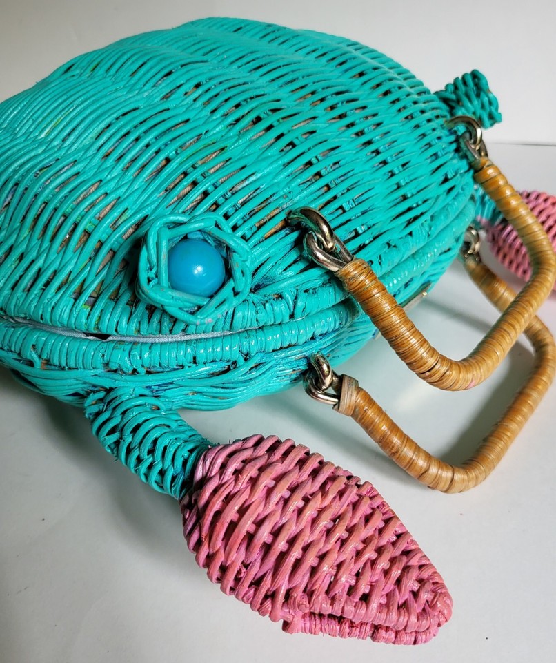 Kate Spade Wicker Crab Novelty Animal Handbag Purse. Splash Out Crab ...