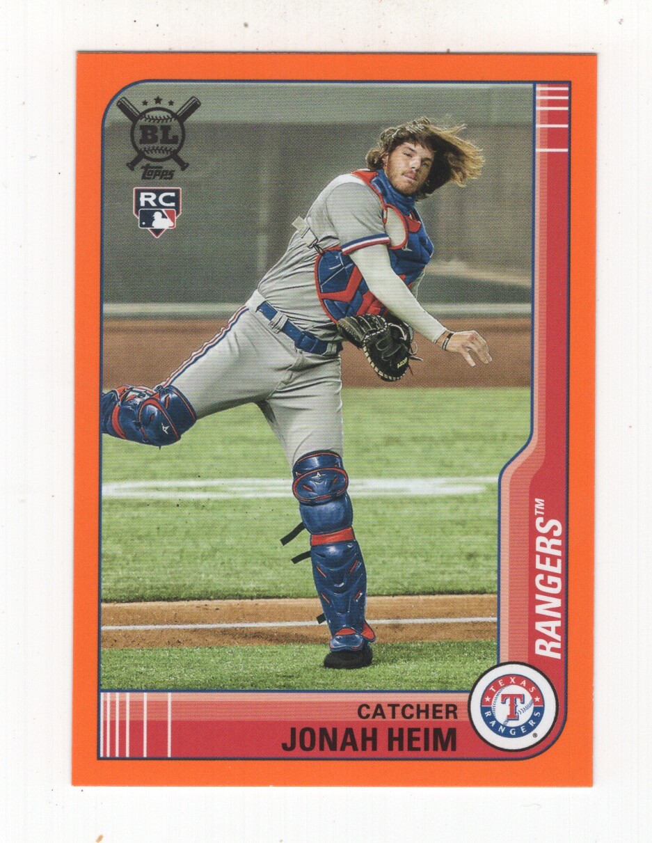 2021 Topps Big League - Veterans & Rookies Orange #115 Jonah Heim (RC ...