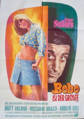 BOBO German A1 movie poster PETER SELLERS BRITT EKLAND RARE 1967 REHAK ...