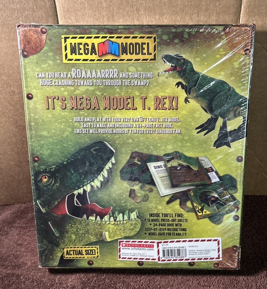 Scholastic Mega Model T. Rex In Factory Shrink Wrap New | eBay
