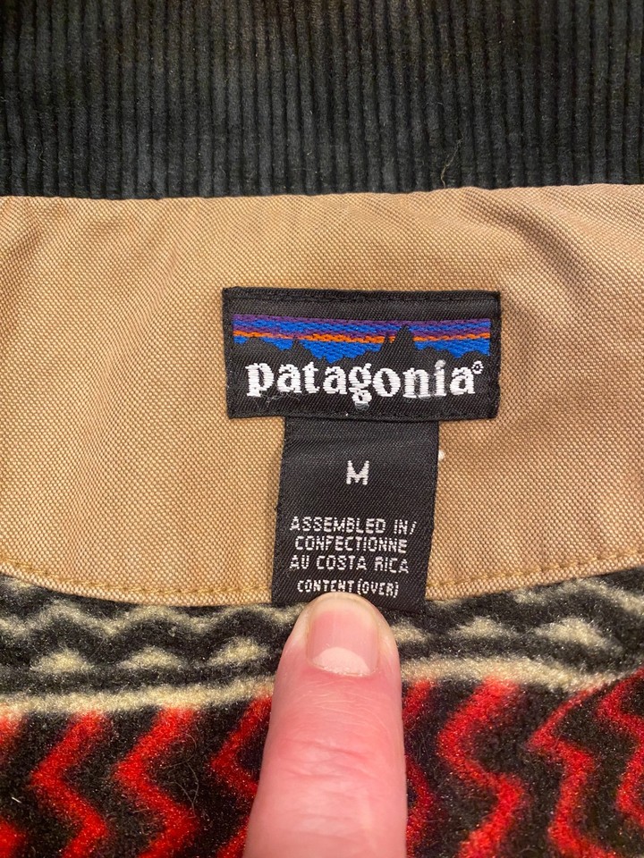 Vintage Patagonia Mens Medium Nuevo Range Jacket Aztec Fleece Lined | eBay