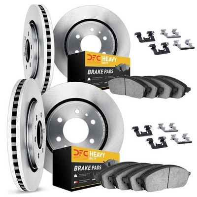 Disc Brake Kit-Rotors with Heavy Duty Brake Pads includes Hardware DFC ...