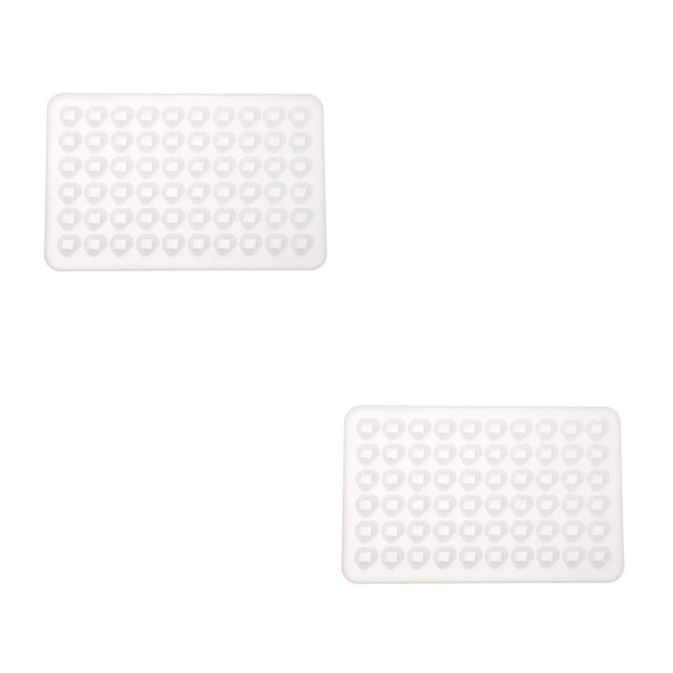 2pcs Super Glossy Epoxy DIY Mold Silicone Mold 60 Cavities for Mini ...