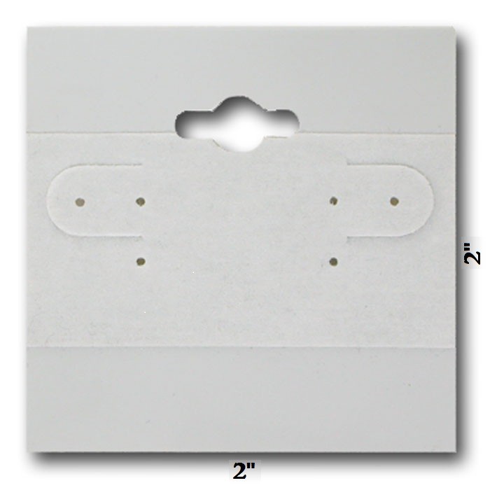 100- Earring Display Cards Black Earring Cards Jewelry Card Hanging ...