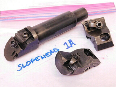 USED KENNAMETAL SLOPEHEAD 1A INTERCHANGEABLE BORING BAR & 2 HEADS | eBay