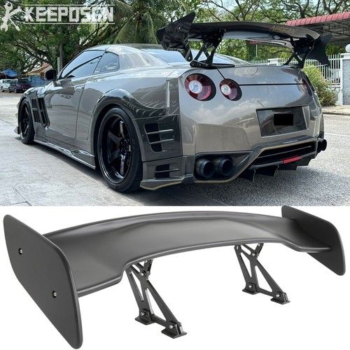 For Nissan GT-R R35 GTR35 Matte Black 46" Rear Trunk Spoiler Racing GT ...