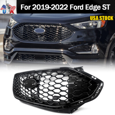 2019-2022 Ford Edge ST Front Upper Grille Grill Trim Gloss Black | KT4Z ...