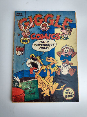 Giggle Comics #68 Vintage Comic Comedy Funny Animals Golden Age 1949 | eBay