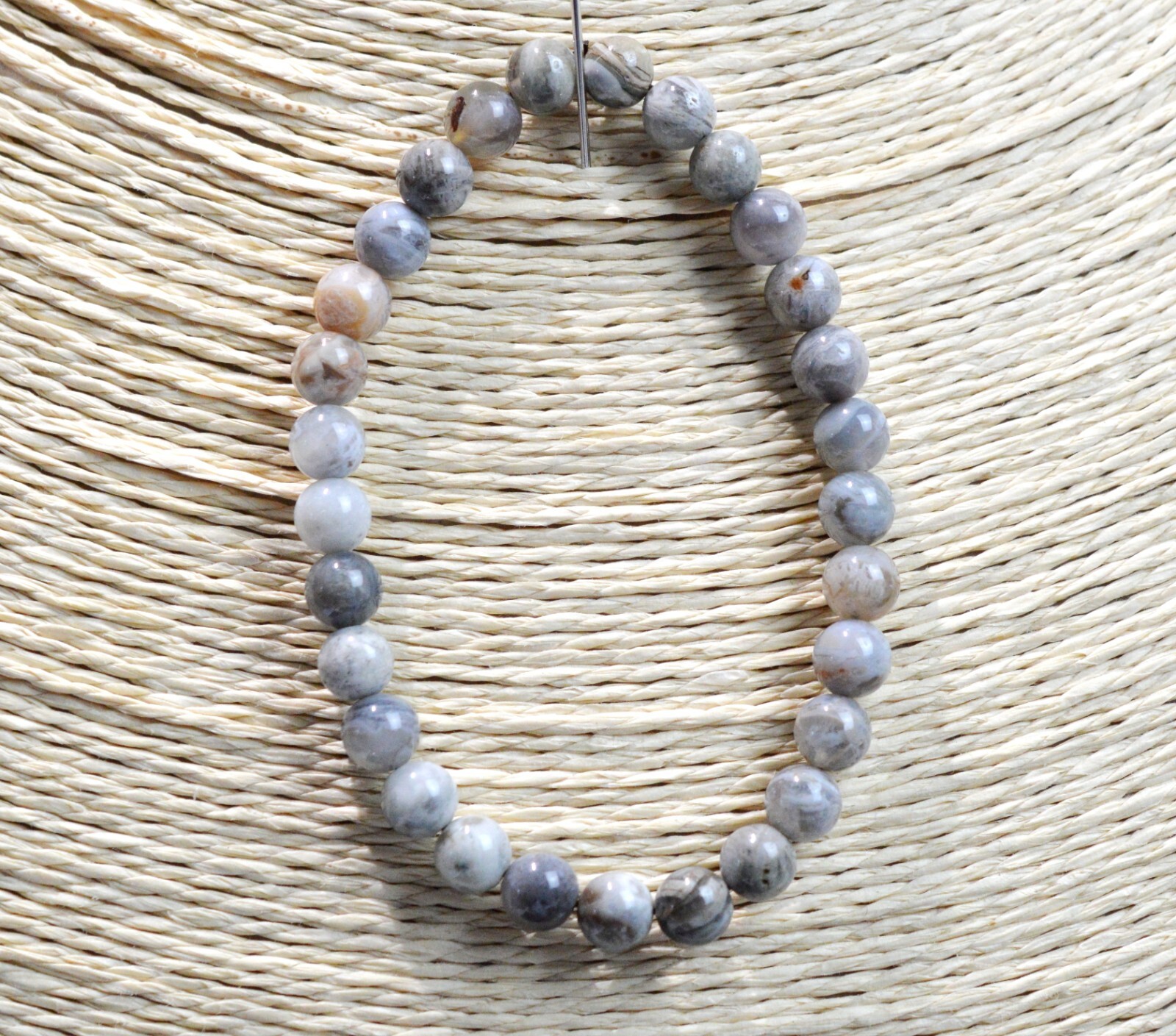 Braccialetto - Agata Indiano - Perle 6 MM - India | eBay