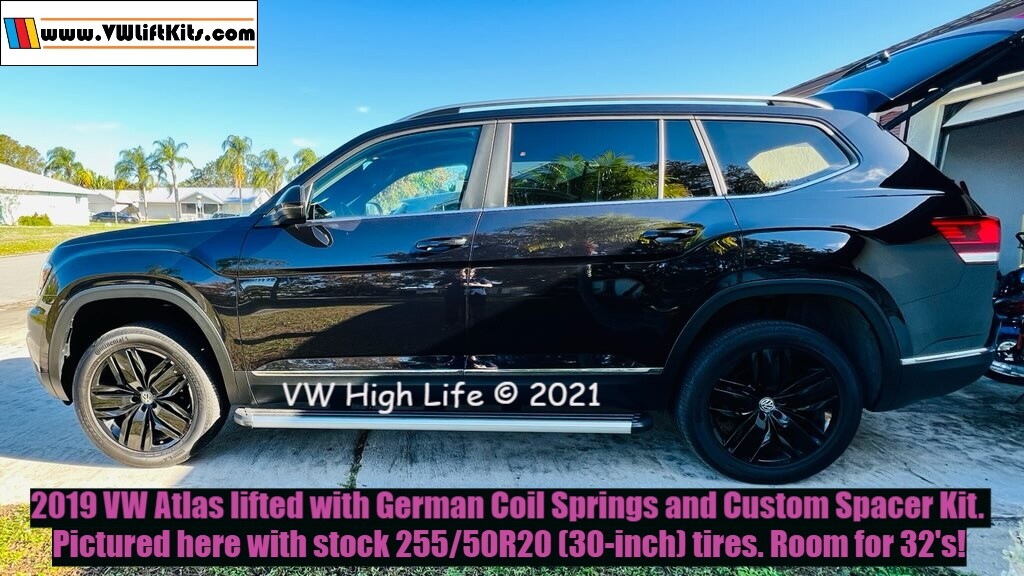 Front Strut Extender Kit for lifted VW ATLAS 2017-2021 w/ Sachs ...