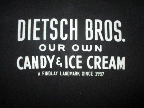 Dietsch Frères Bonbon Glace Crème Chemise Findlay Ohio Monument ...