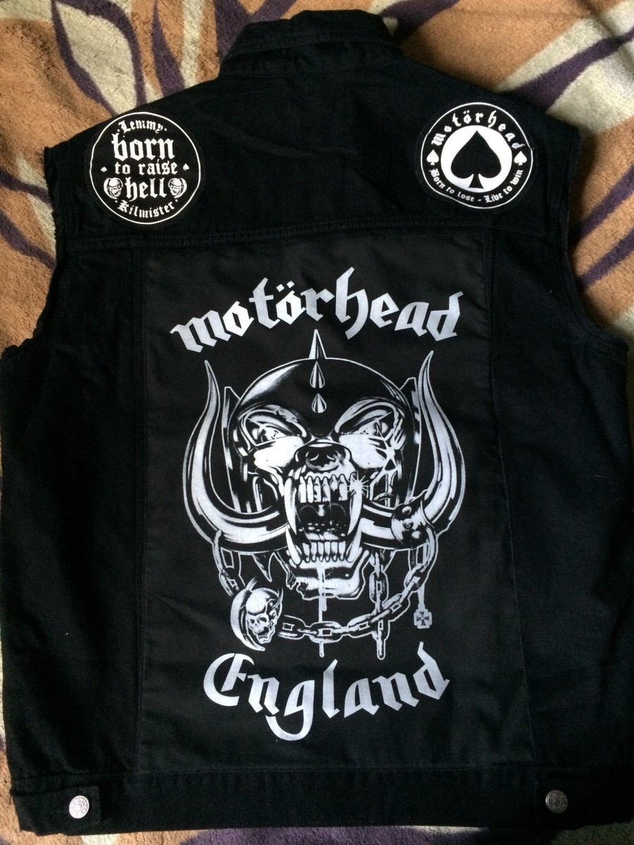 Motorhead Denim Vest For Men Rate My Vest From Poser To Kvlt.
