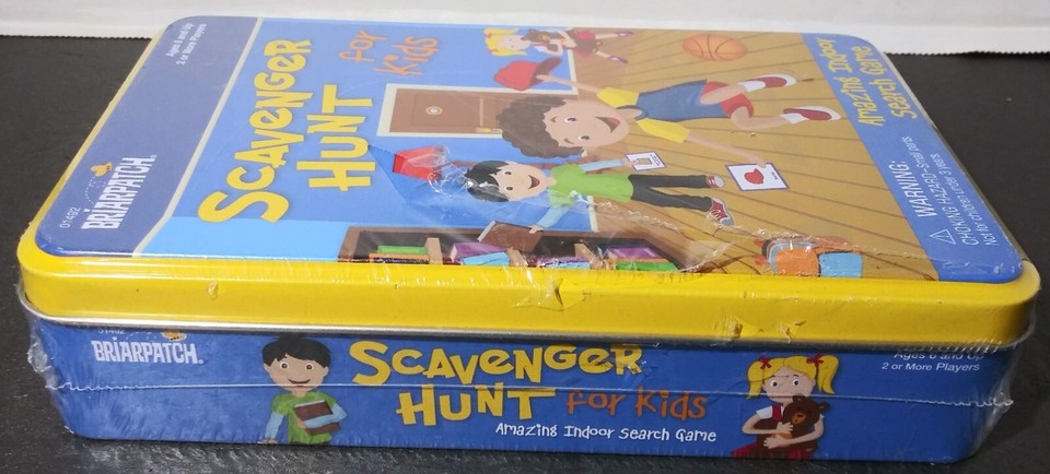 Briarpatch Scavenger Hunt for Kids Indoor Search Game Tin Case Ages 6 ...