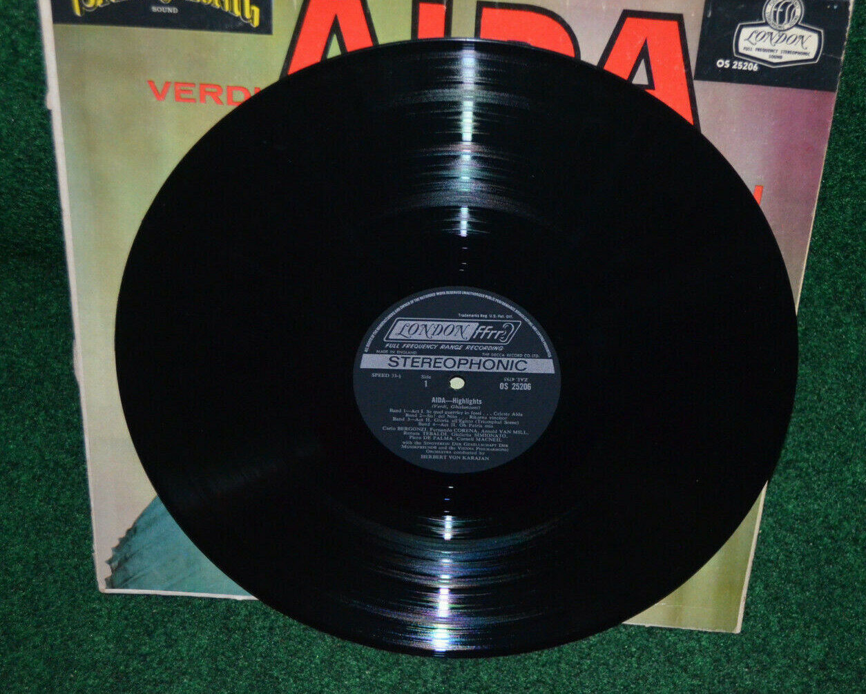 Giuseppe Verdi Aida Highlights Vienna Philharmonic LP Vinyl Record ...