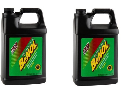 Klotz BeNol Racing Castor Oil 2-Stroke 128 oz / 1 Gallon Jug BC-171 ( 2 ...