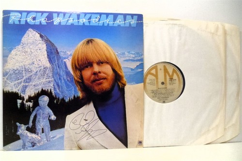 RICK WAKEMAN rhapsodies (signed autographed) 2X LP EX/EX, AMLX 68508 ...