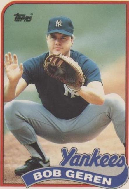 1989 Topps Traded - Bob Geren, Mike Fennell #37T Mike Fennell Pictured ...