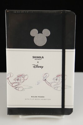 New Shinola Detroit x Disney Ruled Pages Notebook - with Flip-Book ...
