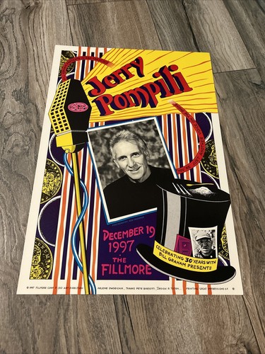 JERRY POMPILI FILLMORE POSTER F310 ORIGINAL BILL GRAHAM tuten | eBay