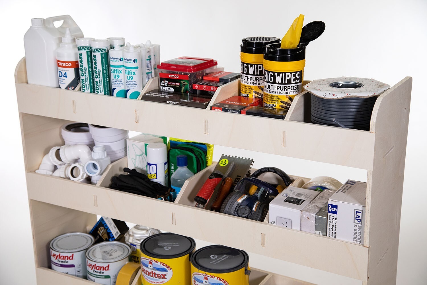 Ford Transit Custom L2 (LWB) 2012-23 Van Racking Tool Storage Shelving ...