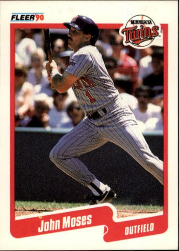 1990 John Moses Fleer Baseball Card #381 | eBay