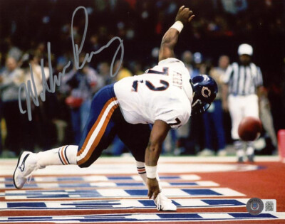 WILLIAM THE REFRIGERATOR PERRY SIGNED 8x10 PHOTO CHICAGO BEARS HERO ...