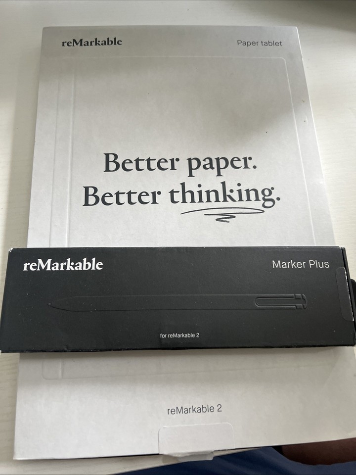 Remarkable 2 Paper Tablet - Boxed + Marker Plus Pen Stylus - extra pen ...