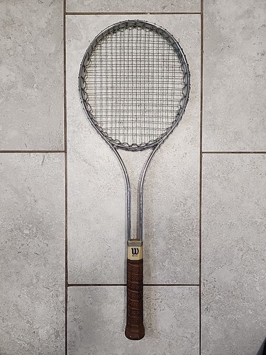 VINTAGE WILSON "T2000" METAL TENNIS RACQUET (4 1/4). ANTIQUE | eBay