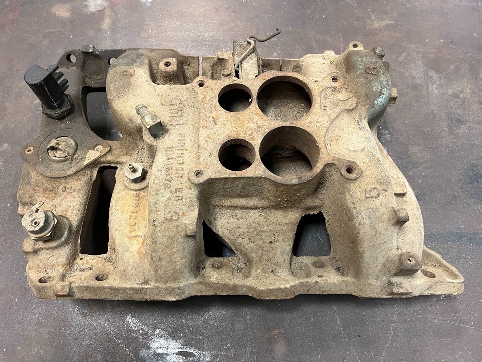 1968 1969 GTO FIREBIRD TRANS AM 68 69 RAM AIR 4 BARREL INTAKE MANIFOLD ...