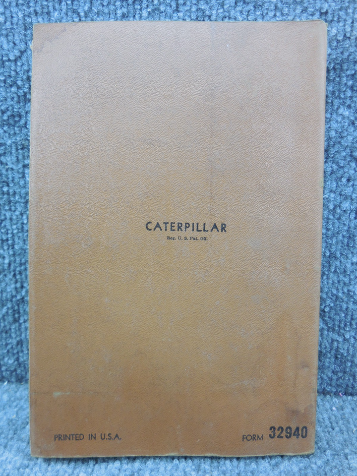 OEM Factory CAT Caterpillar Diesel D9 Dozer 18A Parts Catalog Book ...