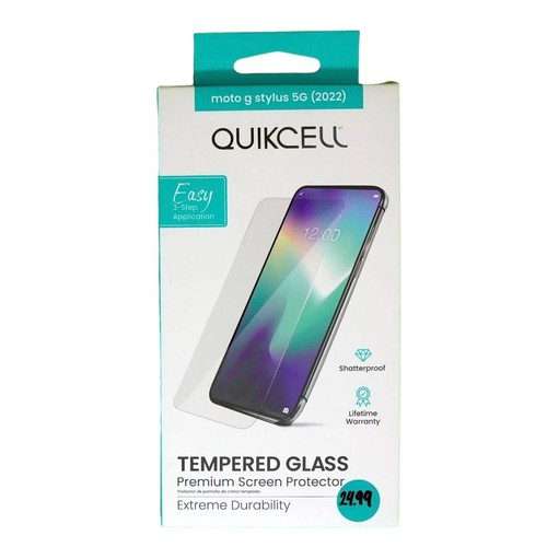 Moto G Stylus 5G Tempered Glass Premium Screen Protector - (2022) - Quikcell | eBay