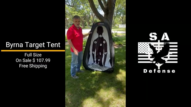 BYRNA FULL-SIZE SHOOTING TARGET TENT | eBay