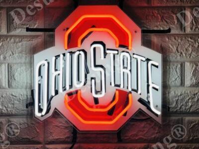 Ohio States Buckeyes State Neon Light Lamp Sign 24"x20" With HD Vivid ...