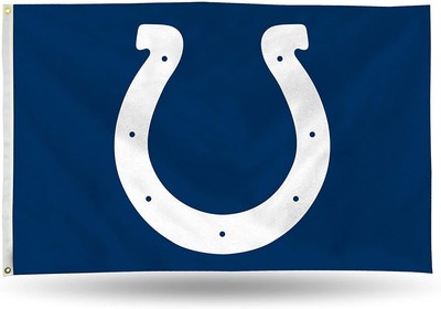 Indianapolis Colts Premium 3x5 Feet Flag Banner, Logo Design, Metal ...