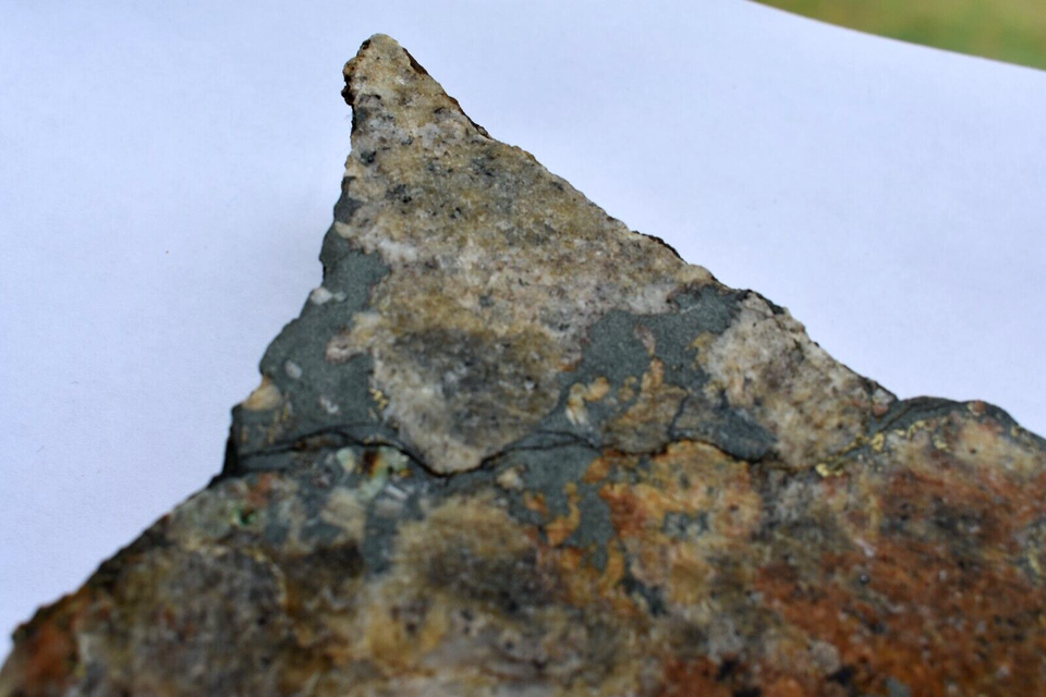 Gold Silver Ore 1800s North Carolina Ore Knob Copper Mine Cut Slab | eBay