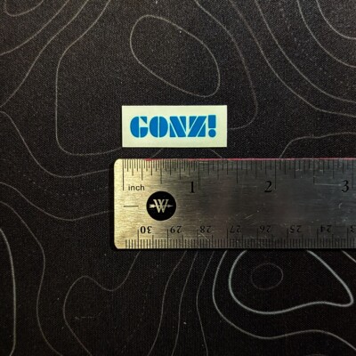 GONZ FRESHJIVE sticker vintage 90s 2000s AUTHENTIC street wear surf ...