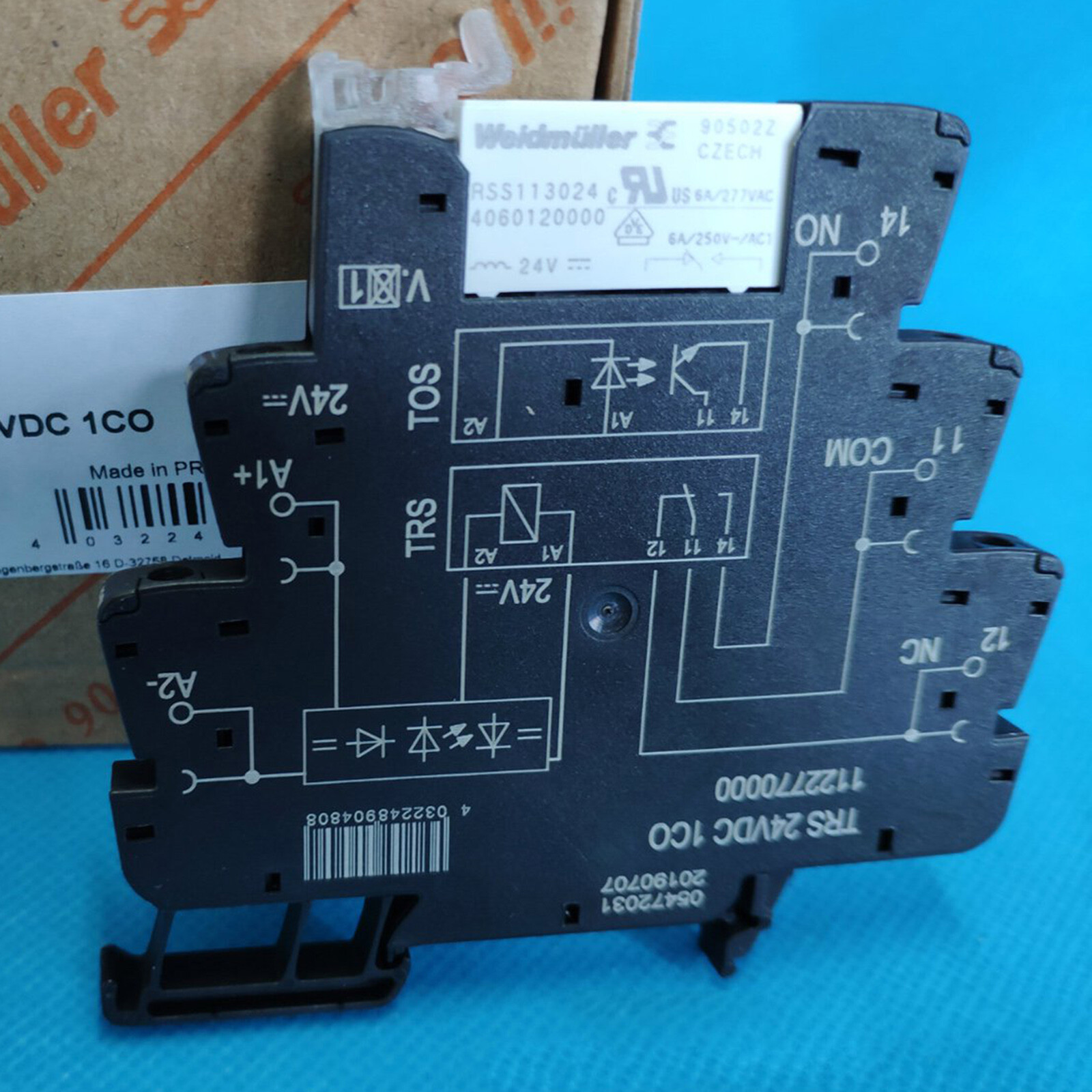 1PC New For Weidmuller 1122770000 TRS 24VDC 1CO Relay Free Shipping | eBay