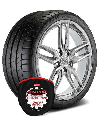 18" RIm Pro Wheel Protector, Hands Free over spray protector. Folds for ...