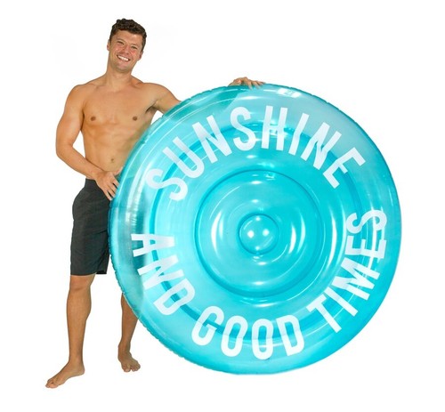 PoolCandy Giant Island 60" Large Inflatable Pool Float | eBay