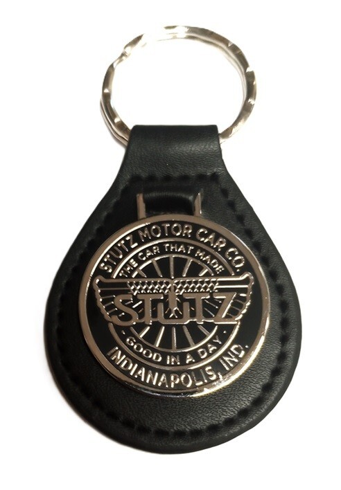STUTZ KEYCHAIN - STITCHED LEATHER KEY FOB - NICE | eBay