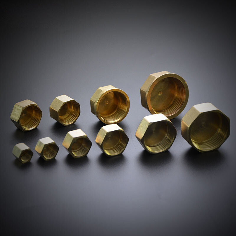 Brass Inner Wire Blanking Plug Hexagonal/octagonal Cap BSP Stop Plugs ...