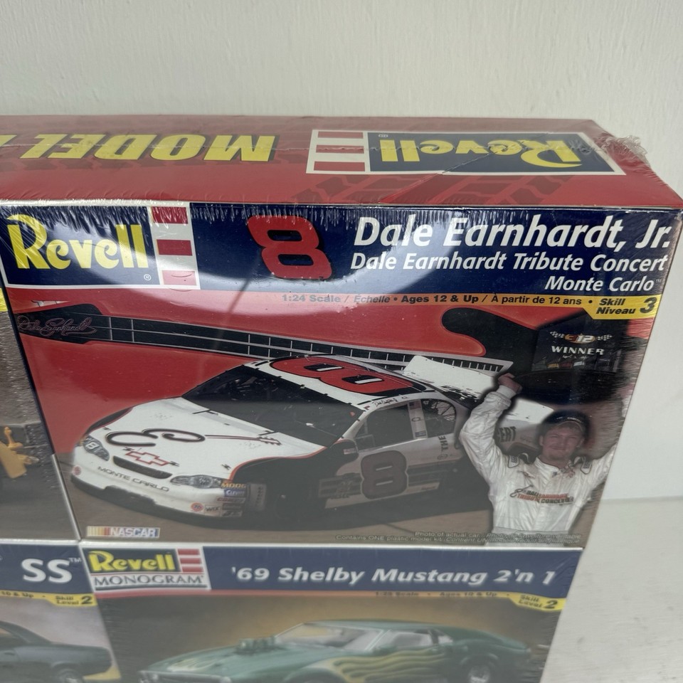 Revell Model Kit 4 In 1 Value Pack. 1:24 Scale Model Cars Dale ...