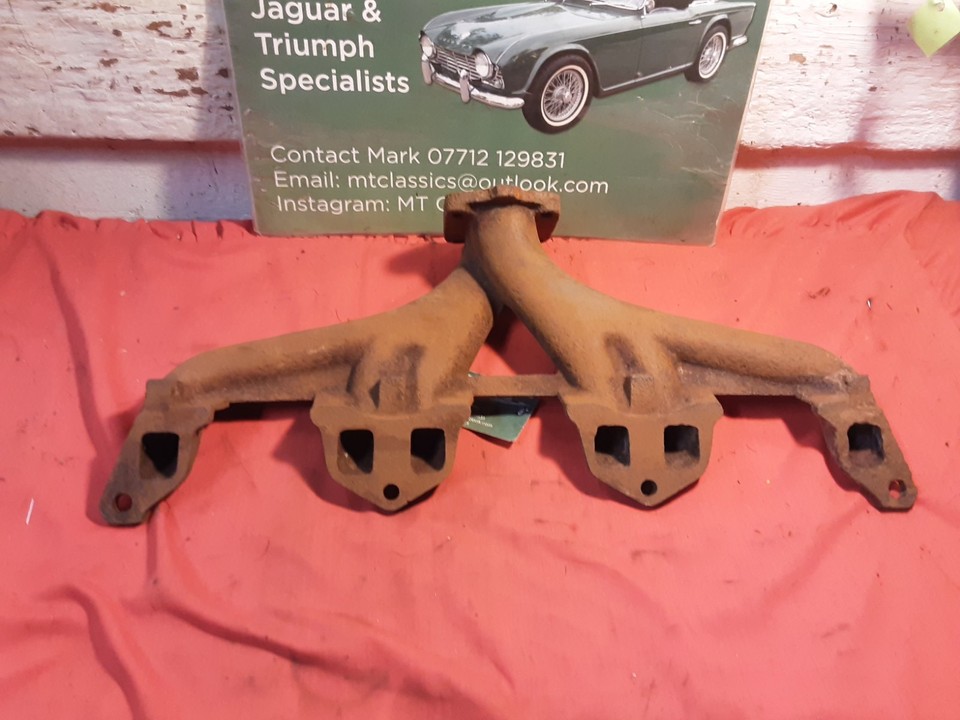 Triumph Tr6 Engine Exhaust Manifold Twin Bore Part No 308292 Stanpart ...
