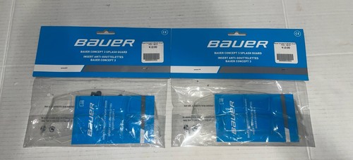 Lot of 2 Bauer Concept 3 Visor SENIOR Splash Guard! Protection 2-Pack ...