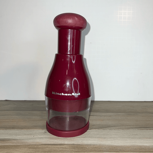 KitchenAid Hand-Held Manual Red Food Chopper With Stainless Steel ...