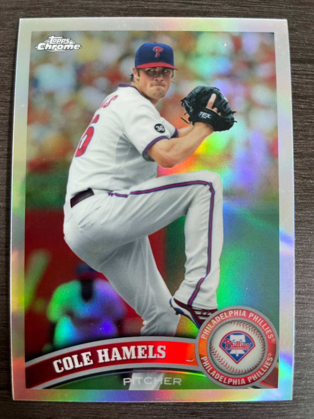 2011 Topps Chrome Cole Hamels REFRACTOR #156 Philadelphia Phillies | eBay