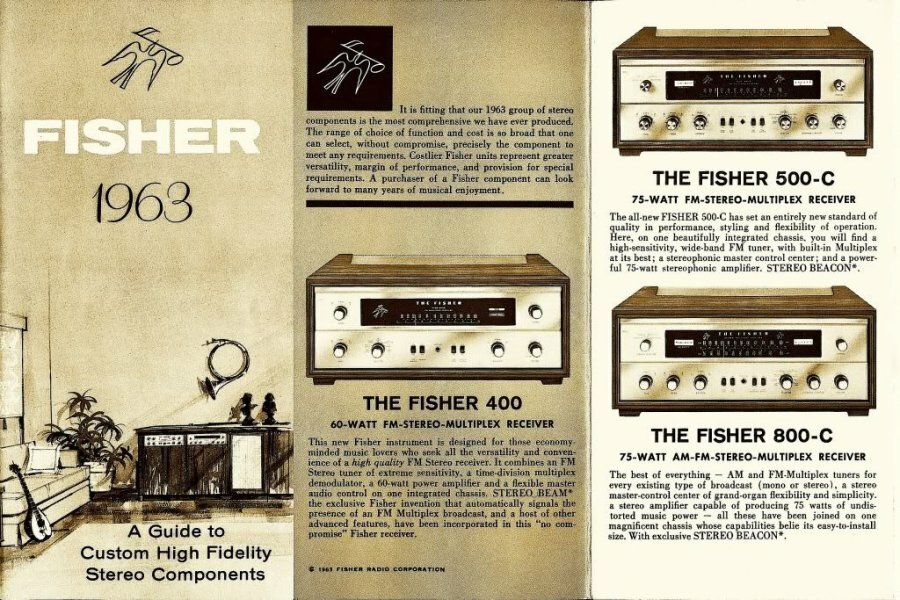 Fisher 500C restoration recap repair upgrade rebuild kit fix filter ...