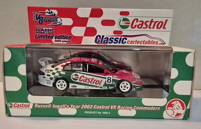CLASSIC 1/43 2002 HOLDEN VX COMMODORE RUSSELL INGALL #8 CASTROL ...