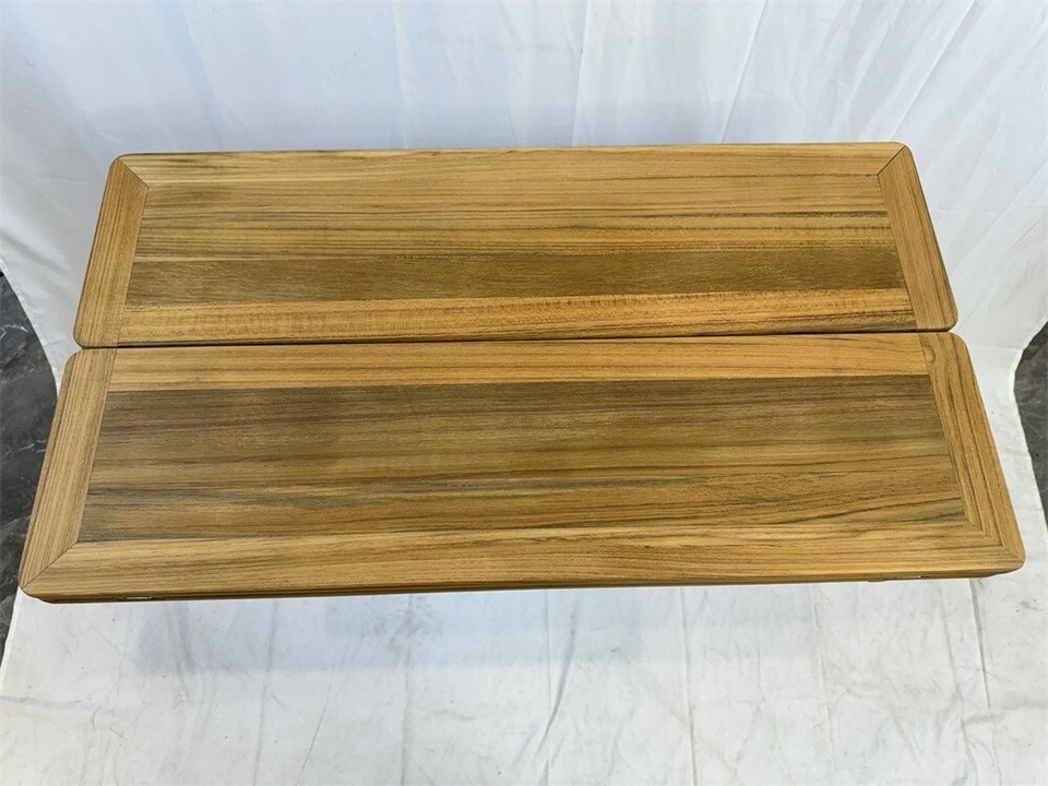 Boat Folding Teak Table Top Plain 26/13X25.6, 37.8/18.9X35 Inch Marine ...